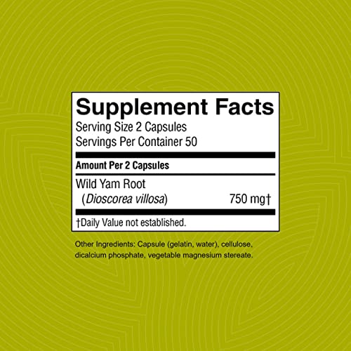 wellness benefits of wild yam capsules
