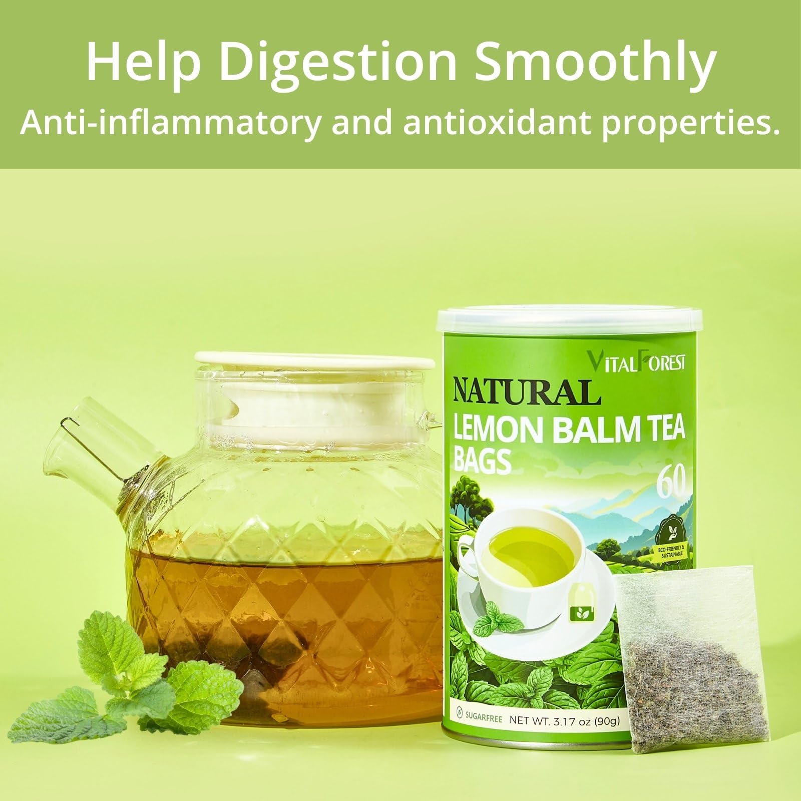 wellness boost lemon balm tea