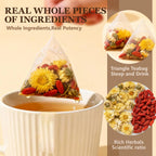 wellness boost with chrysanthemum tea