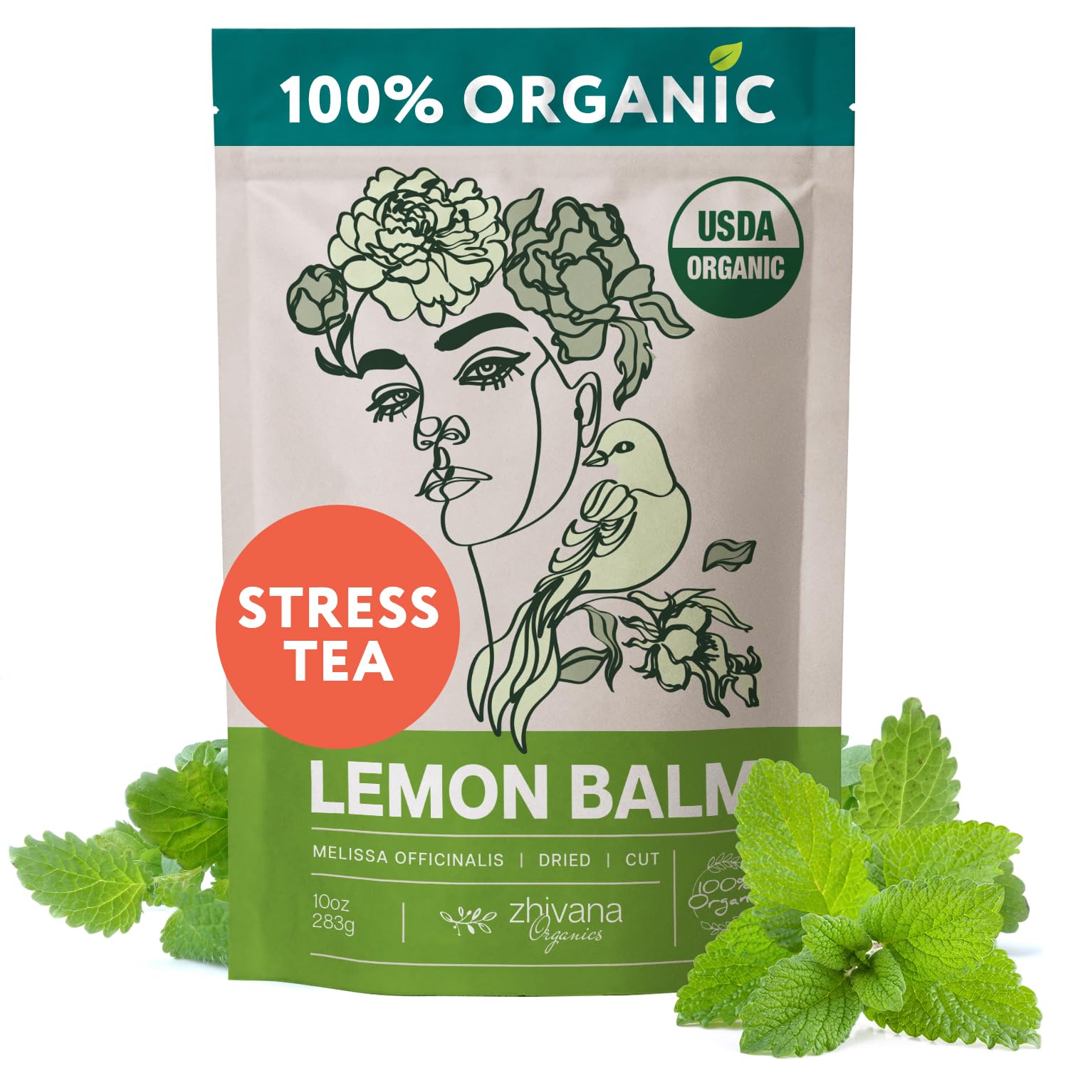 wellness boost with lemon balm tea