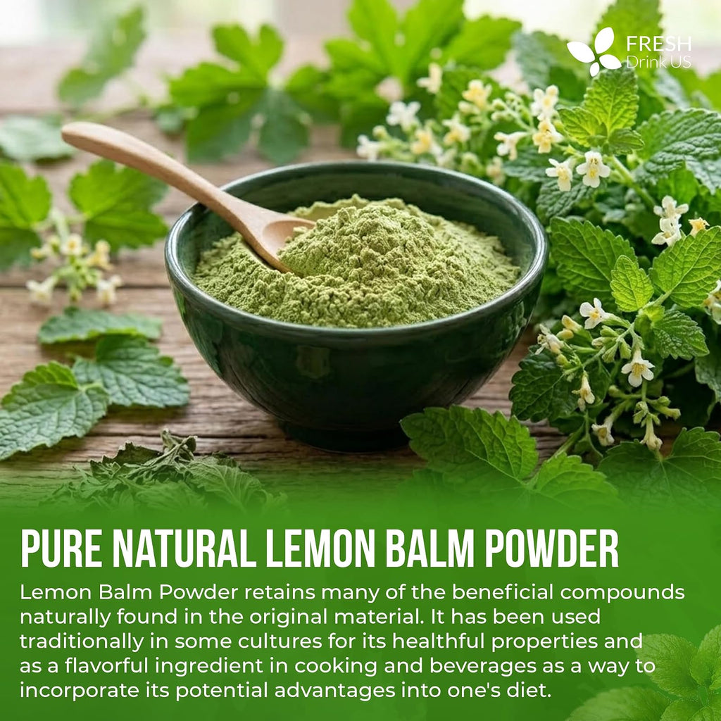 wellness boost with lemon balm tea