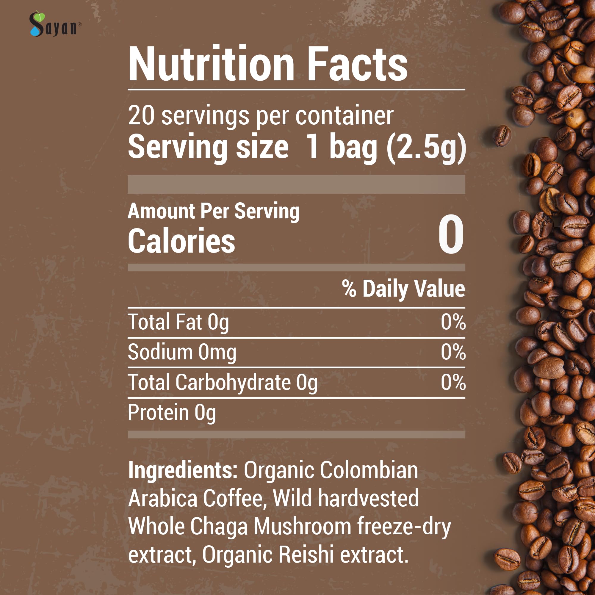 wellness coffee blend with Reishi