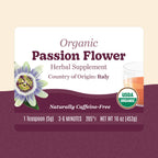 wellness-focused passion flower tea