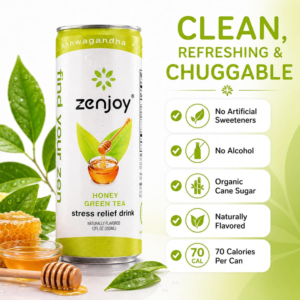 wellness green tea drink