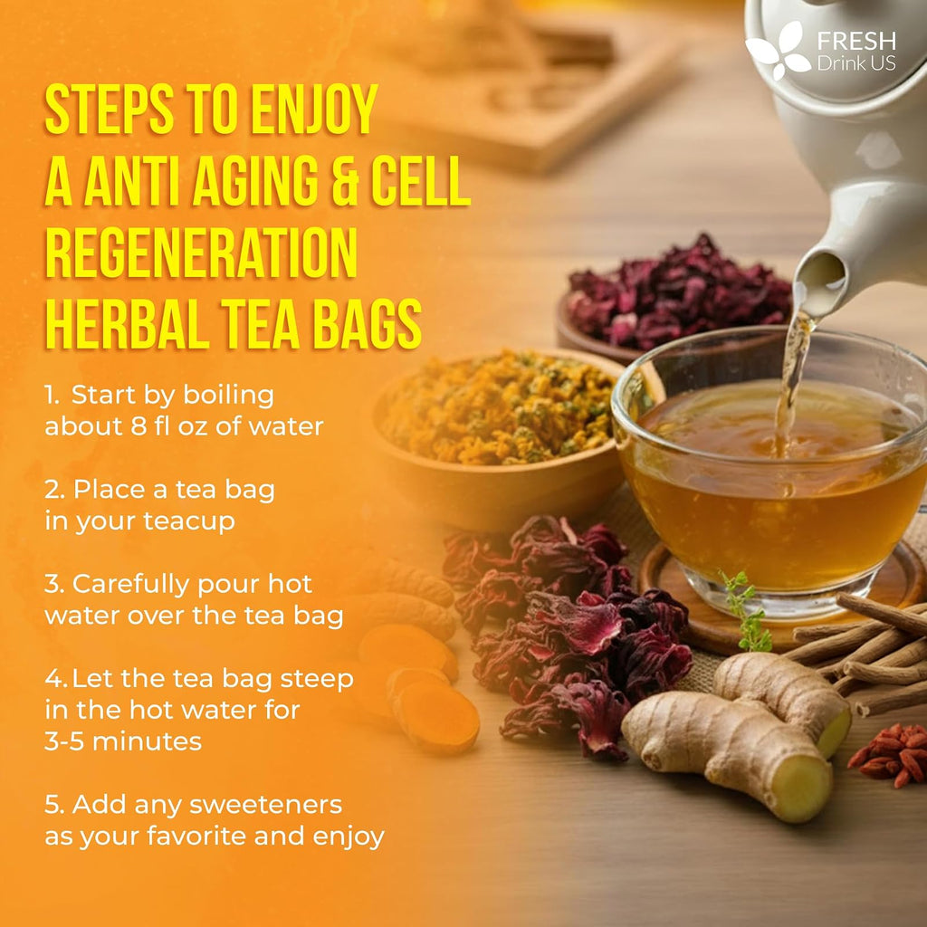 wellness herbal tea blend