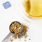 wellness herbal tea with chamomile