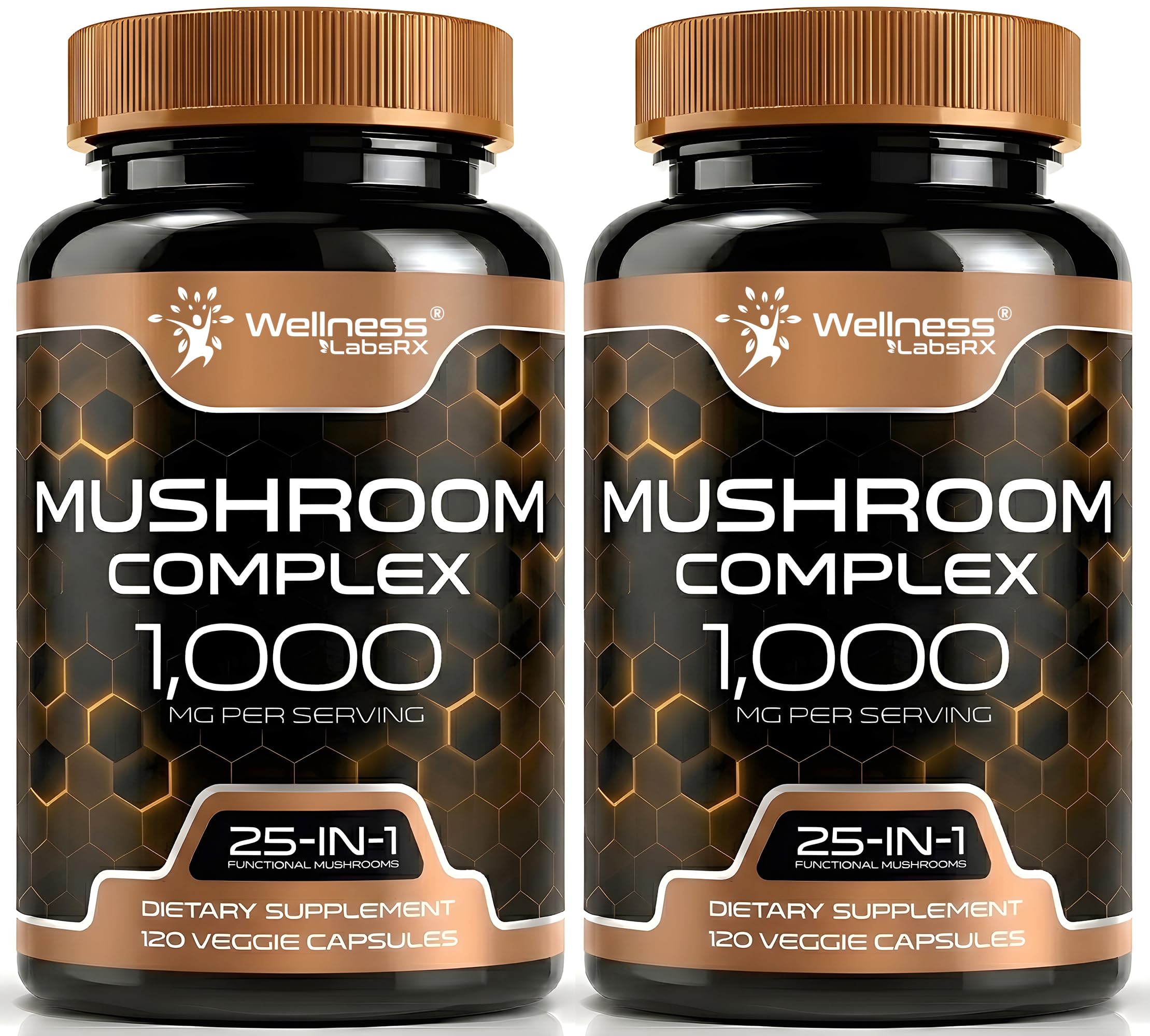 WELLNESS LABSRX mushroom complex capsules