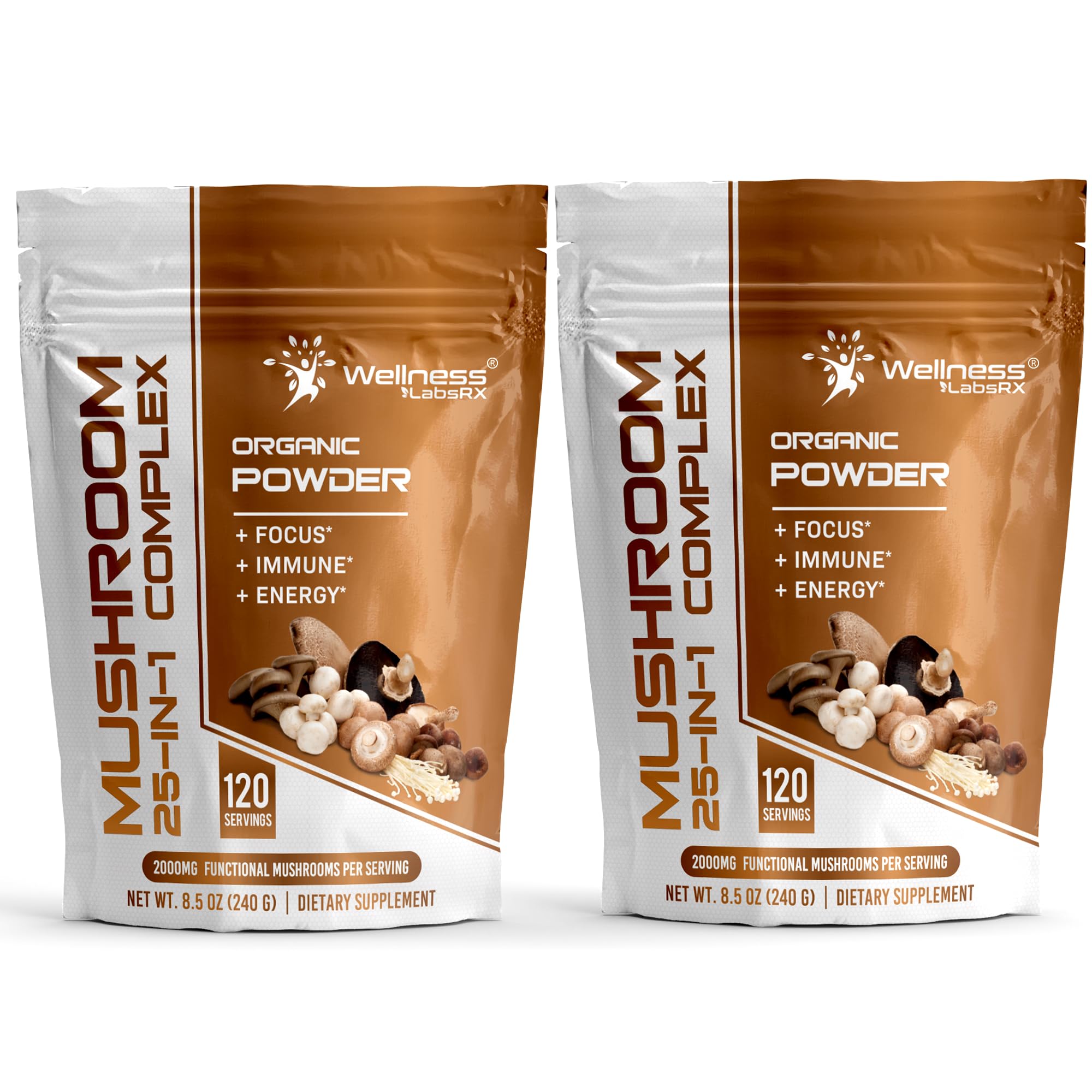 WELLNESS LABSRX mushroom powder benefits