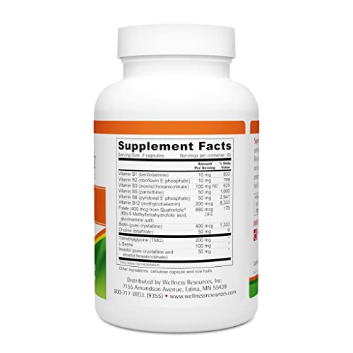 wellness resources b complex for overall health