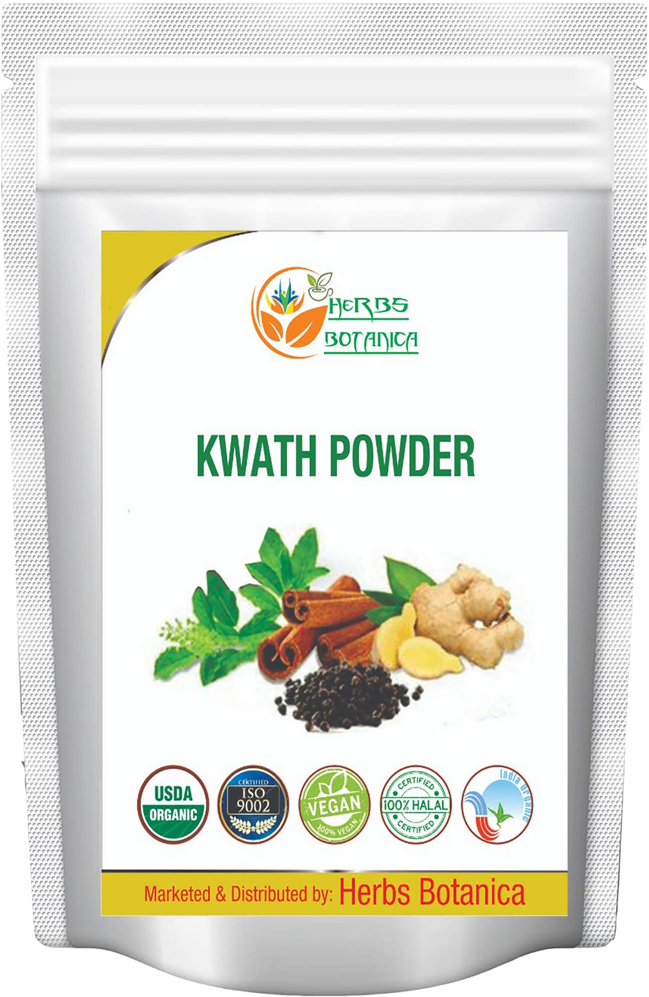 wellness supplement with tulsi and ginger