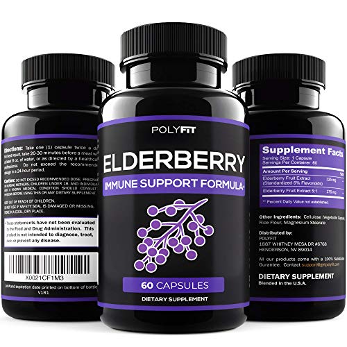 wellness support with elderberry pills