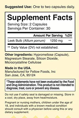 wellness support with leek extract