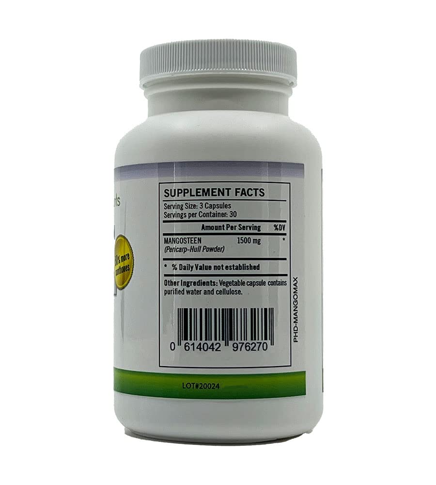 Wellness support with mangosteen extract