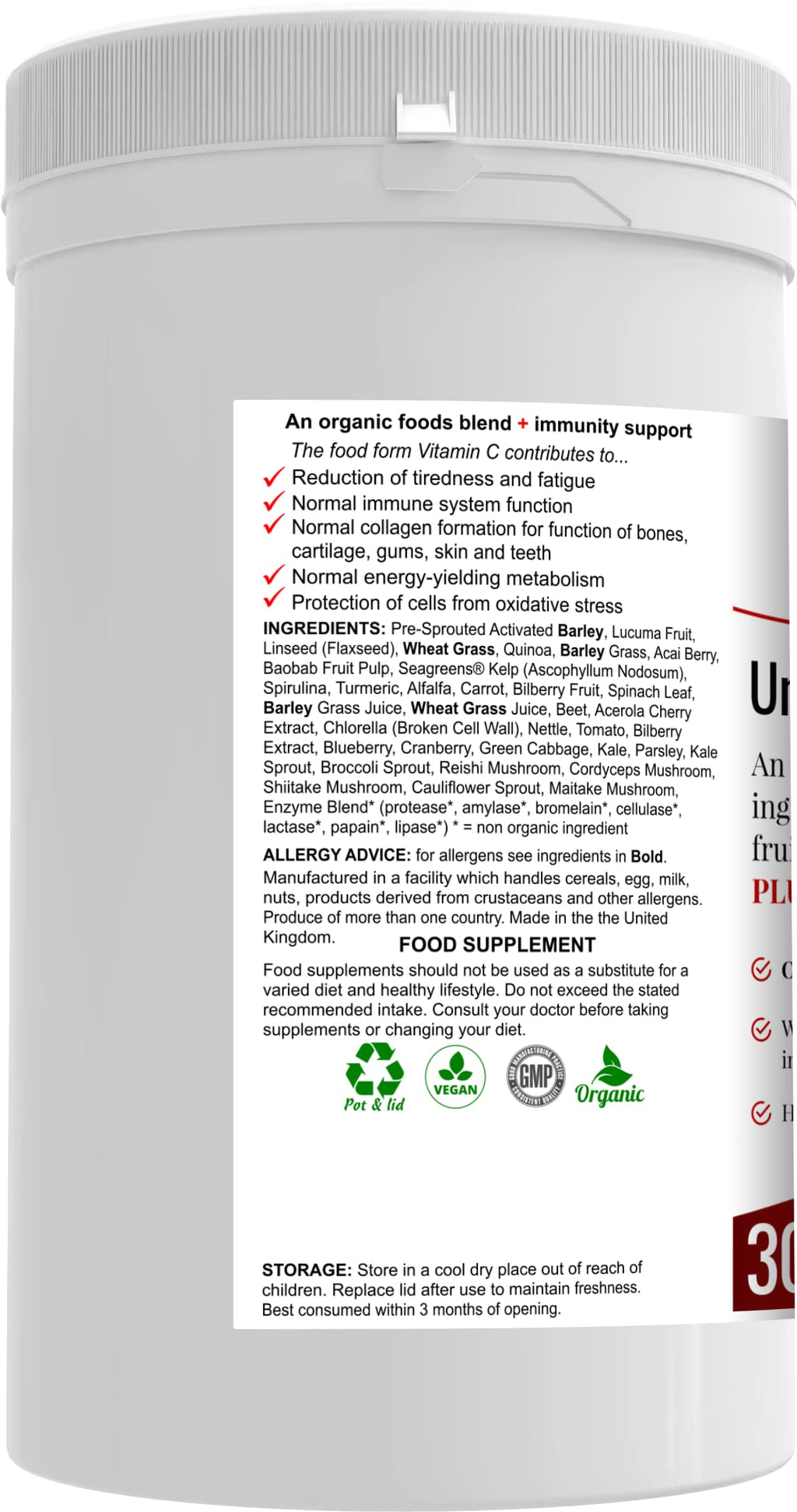 wellness support with superfoods