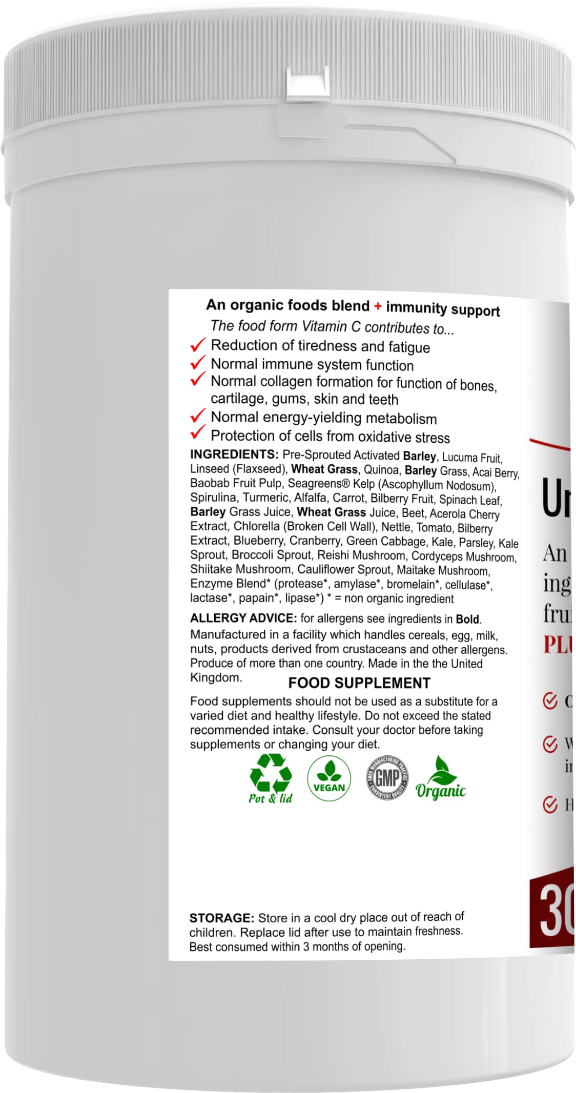 wellness support with superfoods