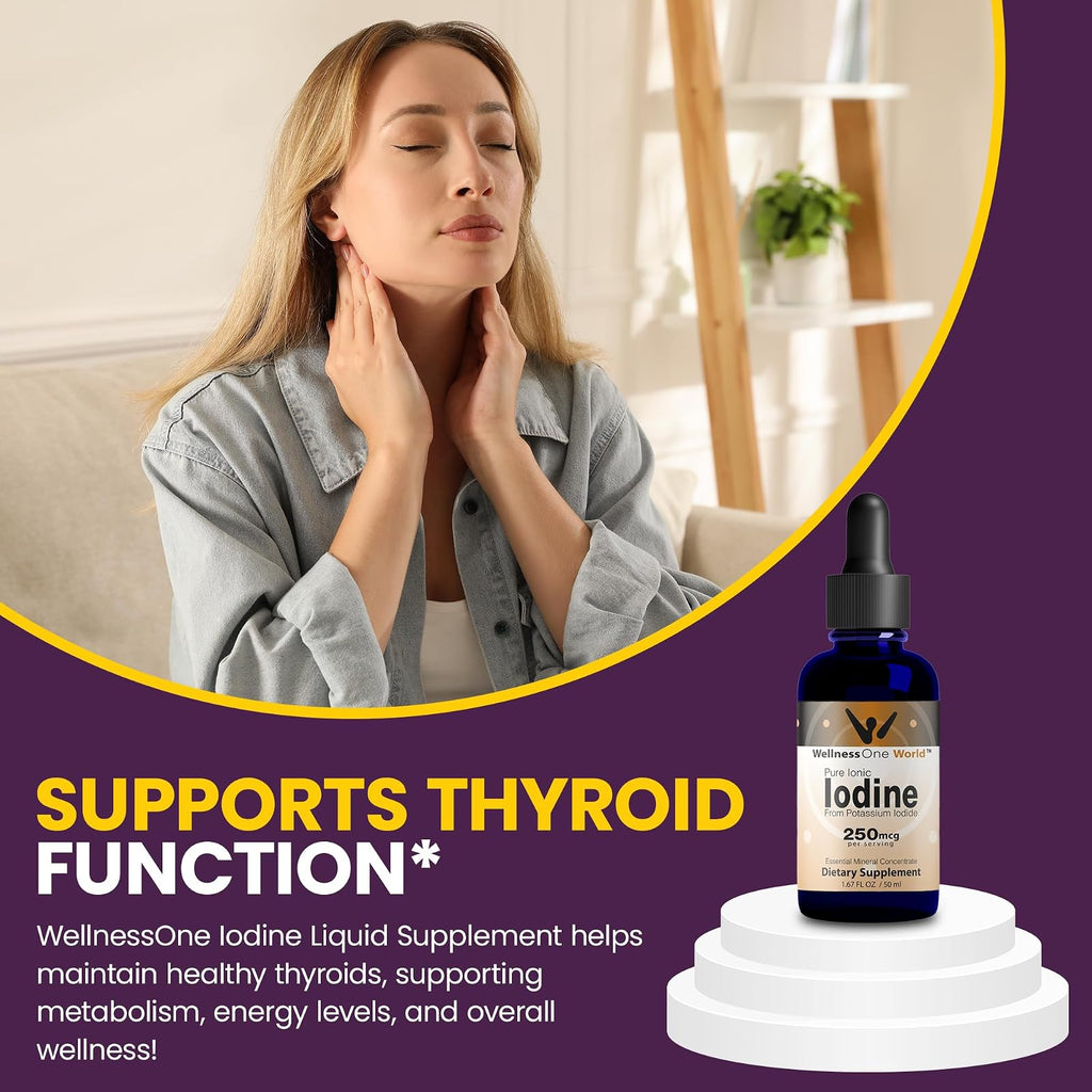 WellnessOne iodine drops for balanced hormones