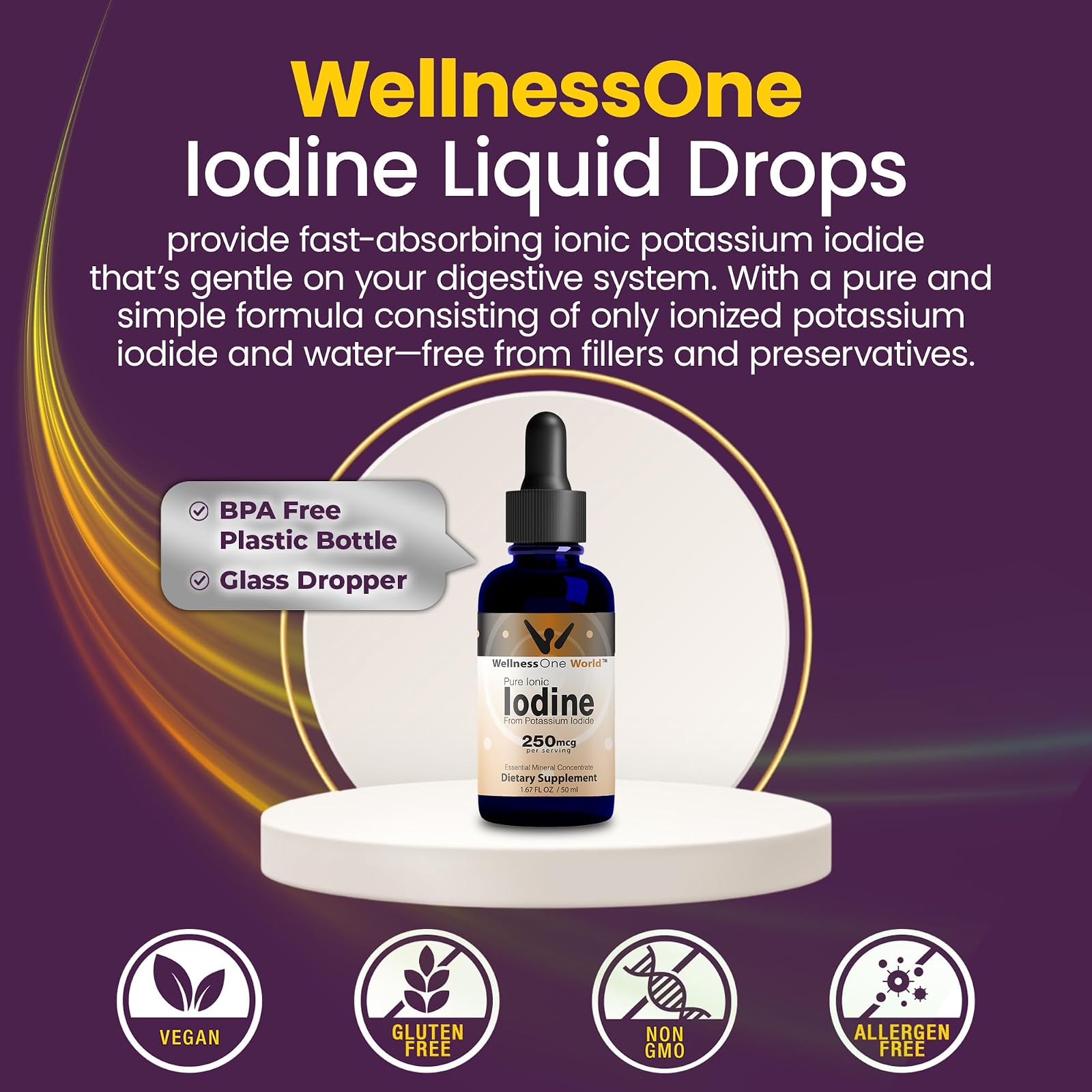 WellnessOne iodine drops for daily wellness