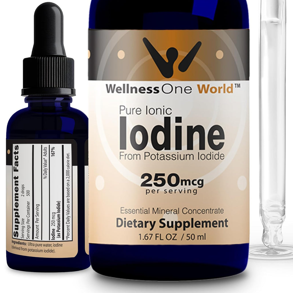 WellnessOne iodine drops for thyroid health