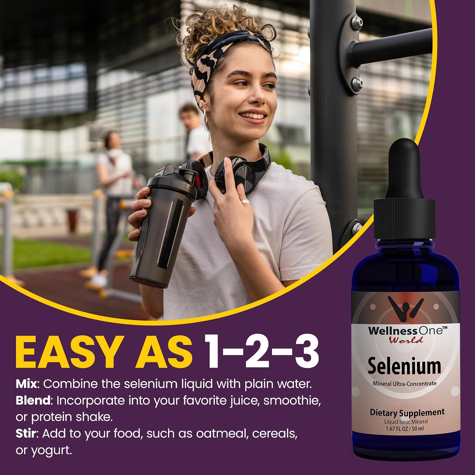 WellnessOne liquid selenium for vitality