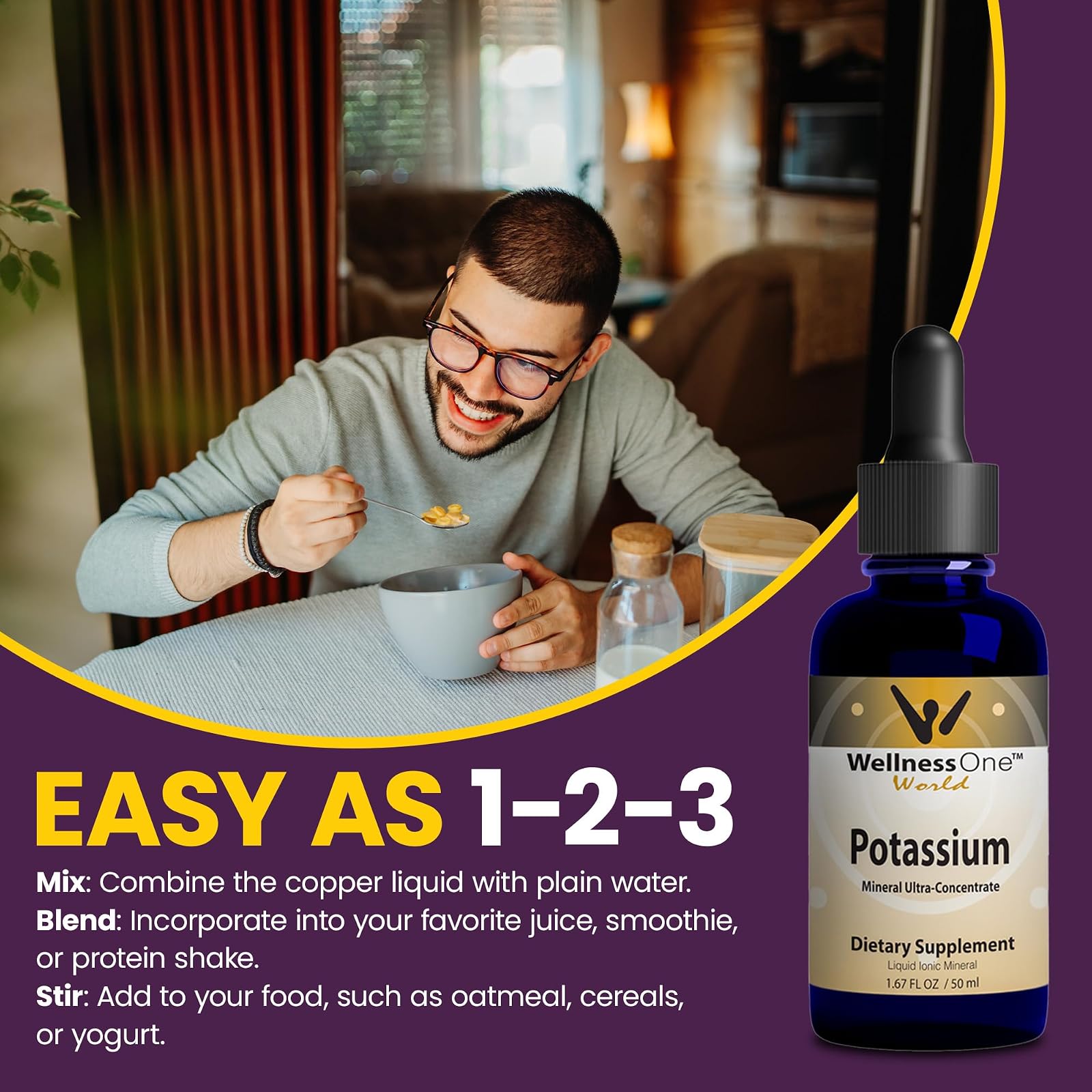 WellnessOne potassium for heart health