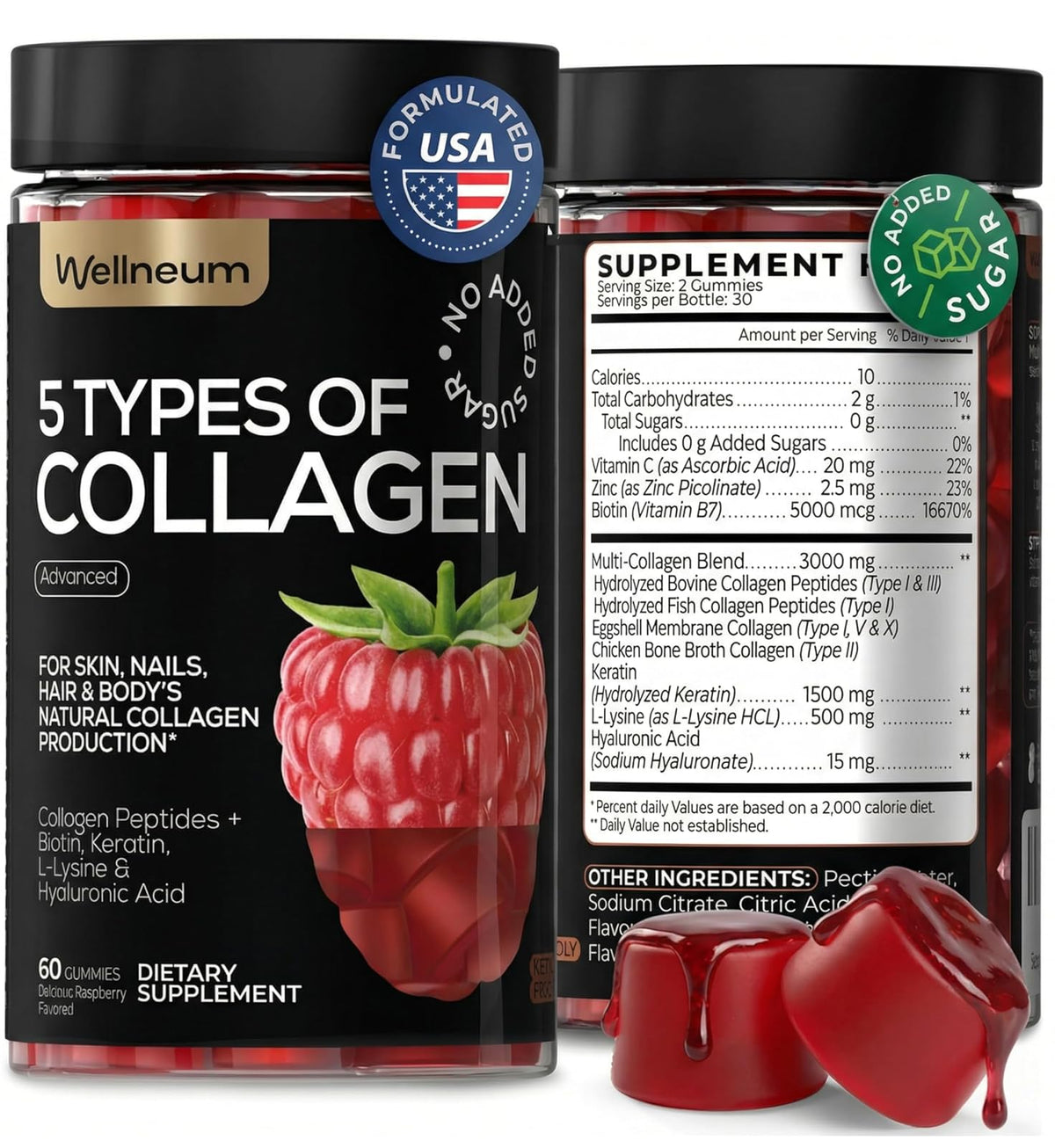 Wellneum collagen peptides gummies benefits