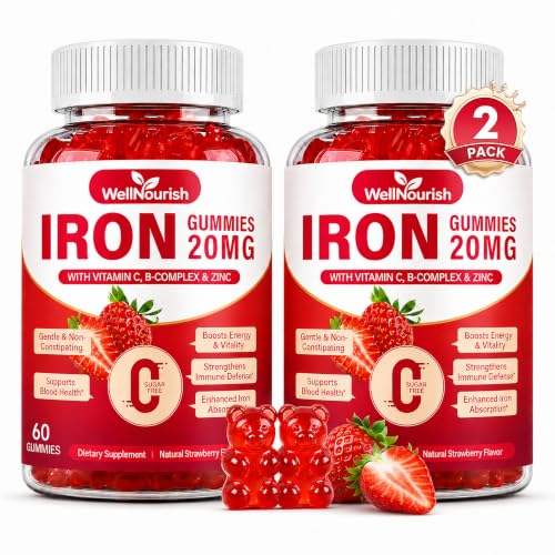 Wellnourish iron gummies for energy