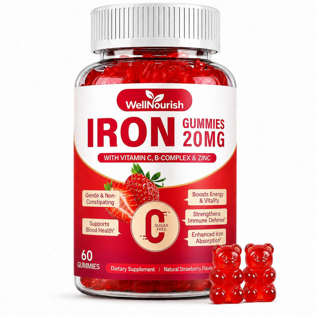 Wellnourish iron supplement gummies