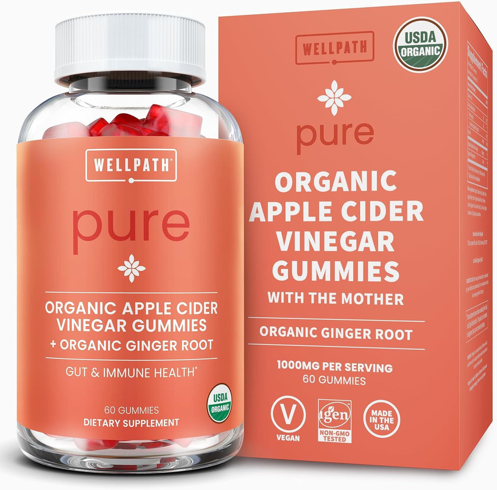 WellPath apple cider vinegar gummies for digestion