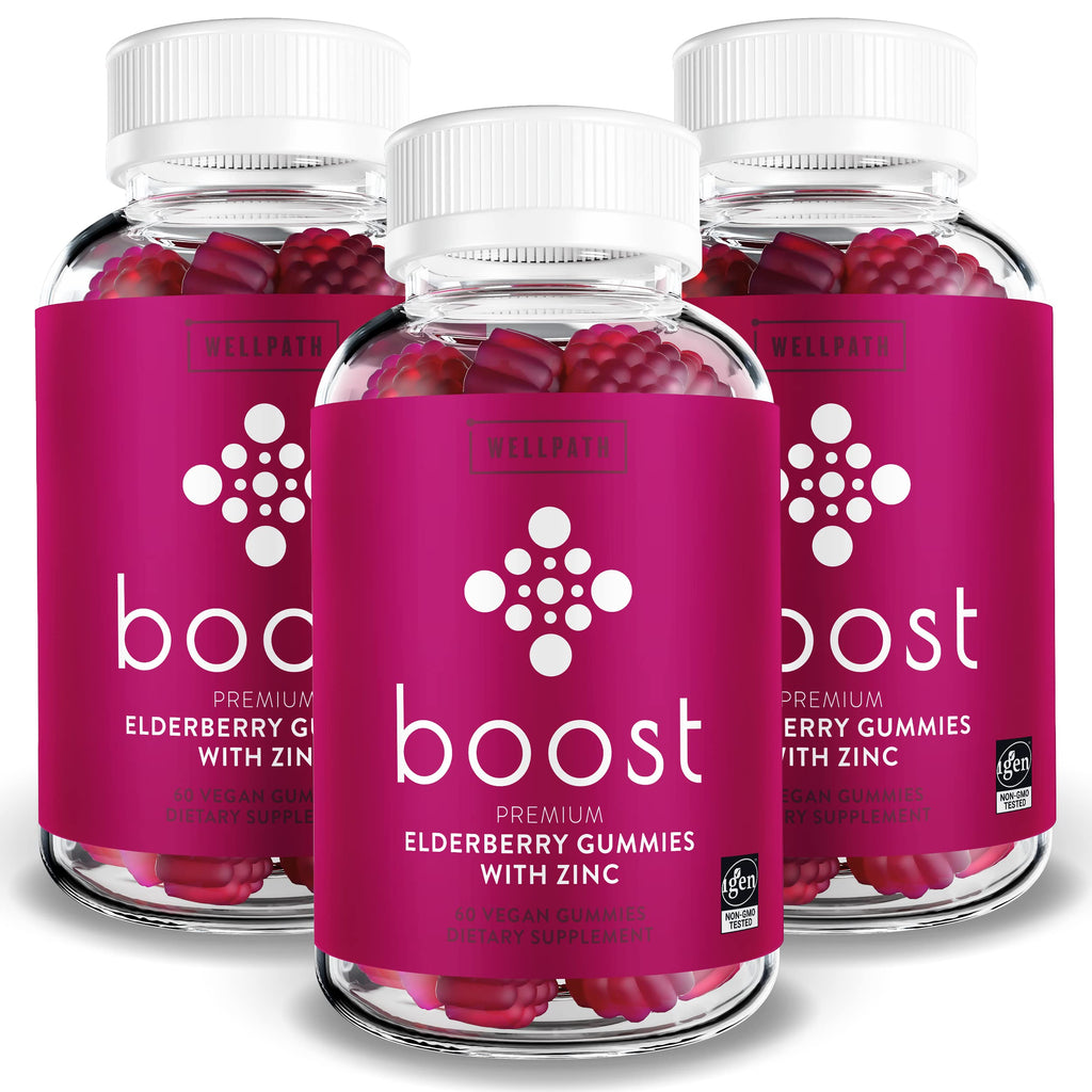 WellPath Boost elderberry gummies for immunity