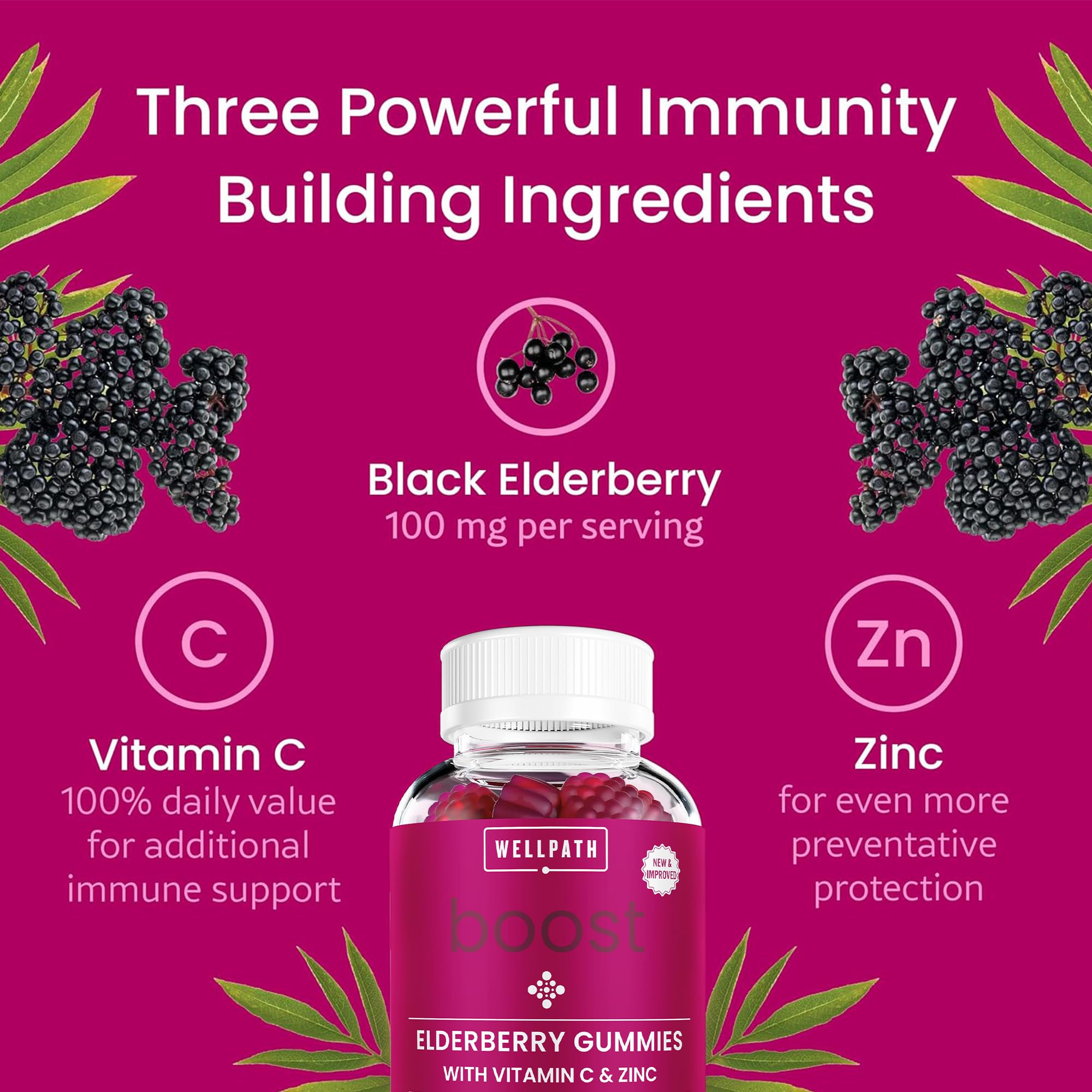 WellPath elderberry gummies for wellness