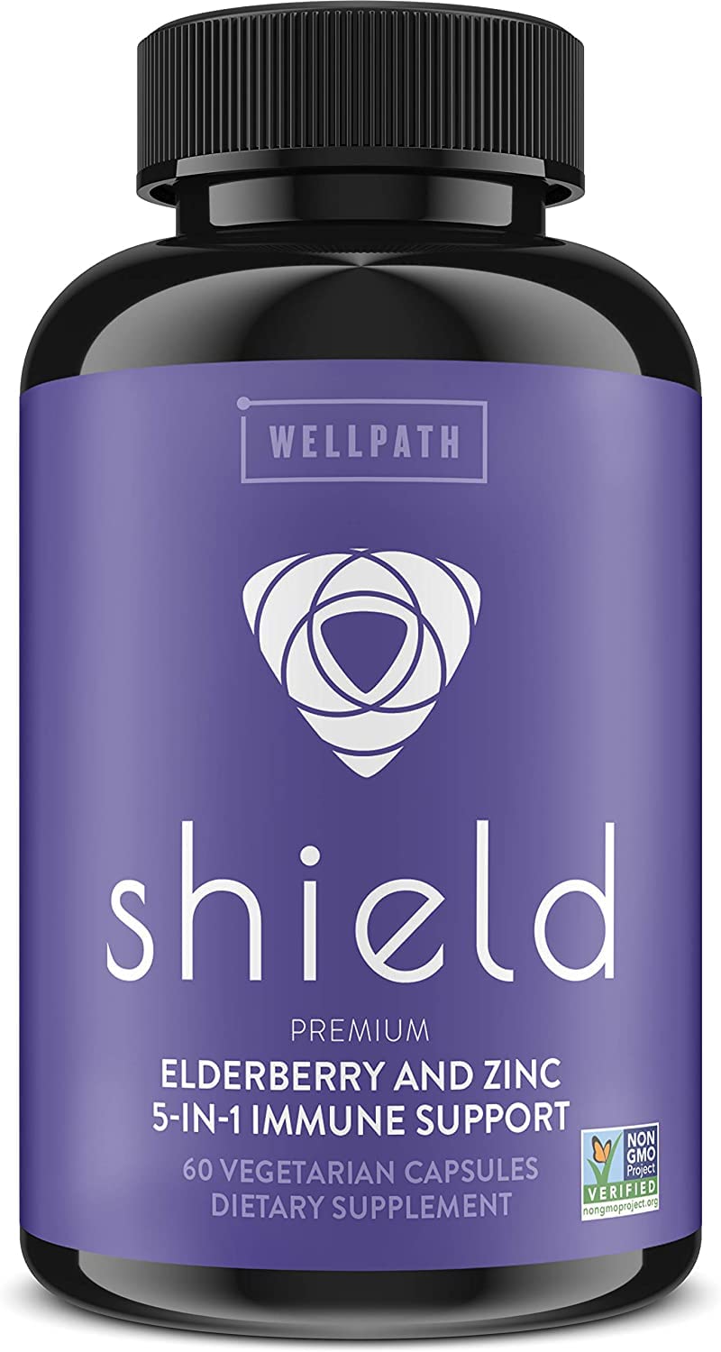 WellPath Shield elderberry capsules for immunity