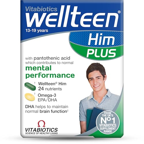 Wellteen Him Plus Omega-3 multivitamins for men