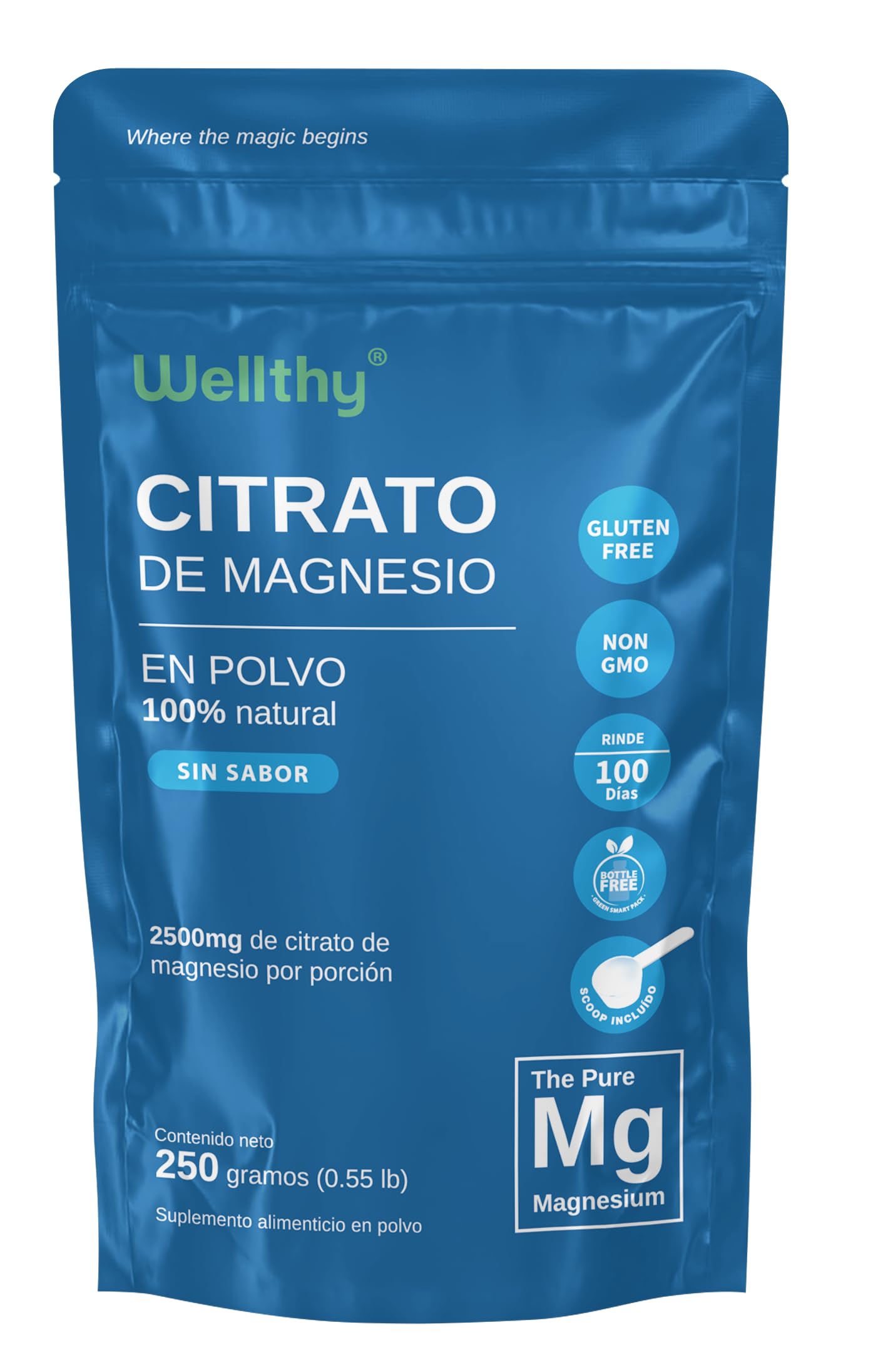 Wellthy Magnesium Citrate powder benefits