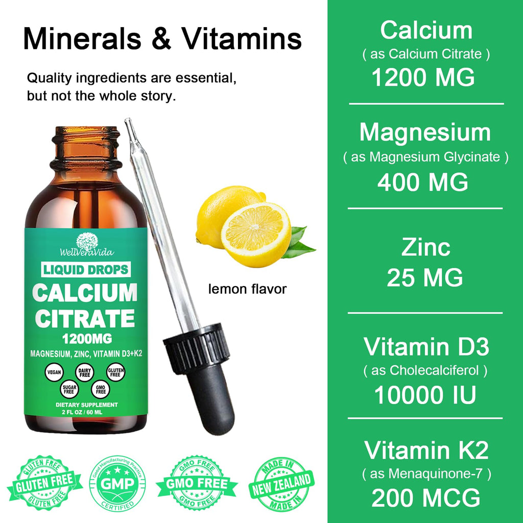 WellVeraVida Calcium citrate tablets