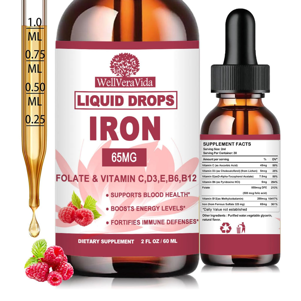 WellVeraVida iron supplement liquid drops