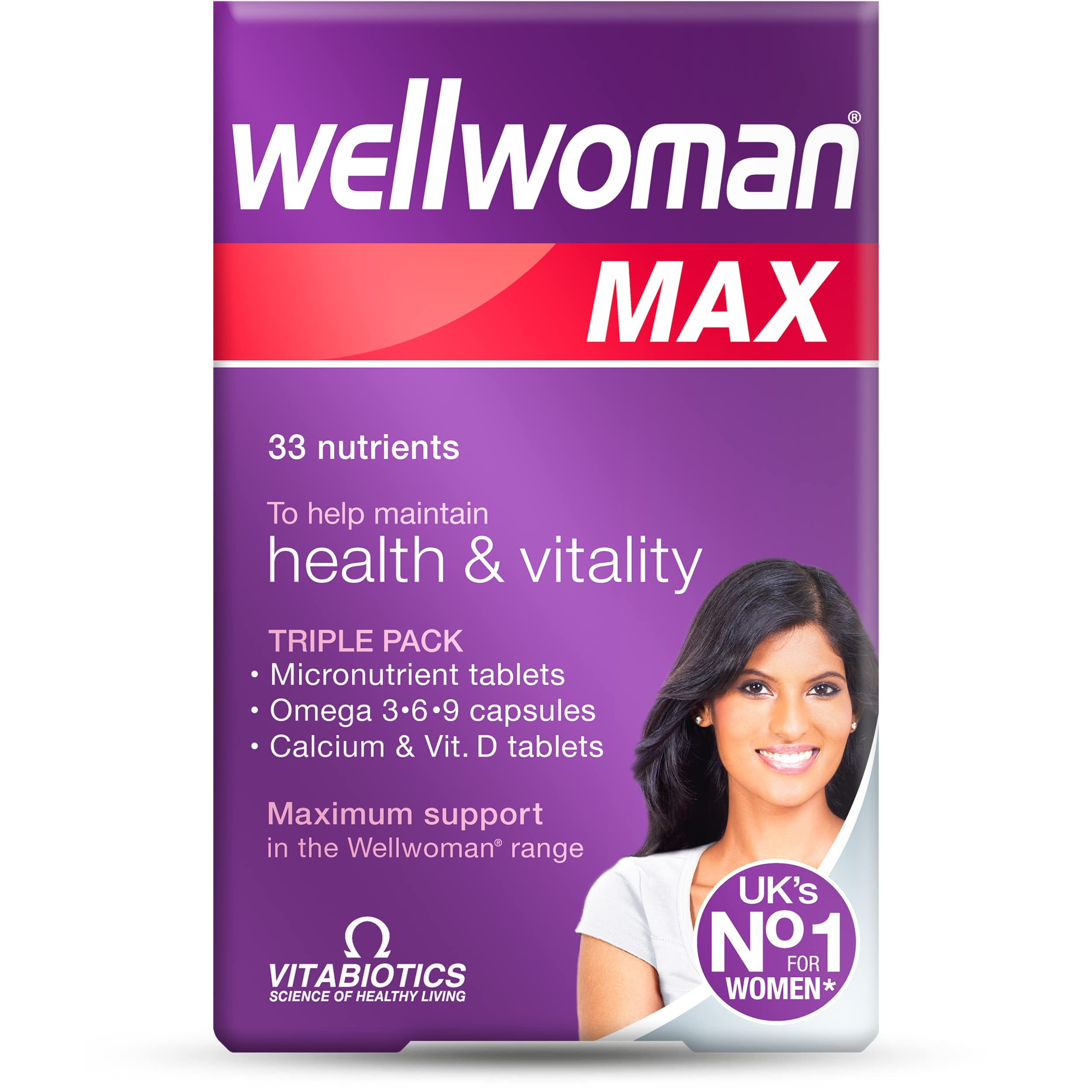 Wellwoman Max multivitamins for women