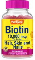 WellYeah biotin gummies for hair