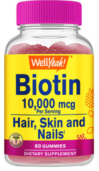 WellYeah biotin gummies for hair