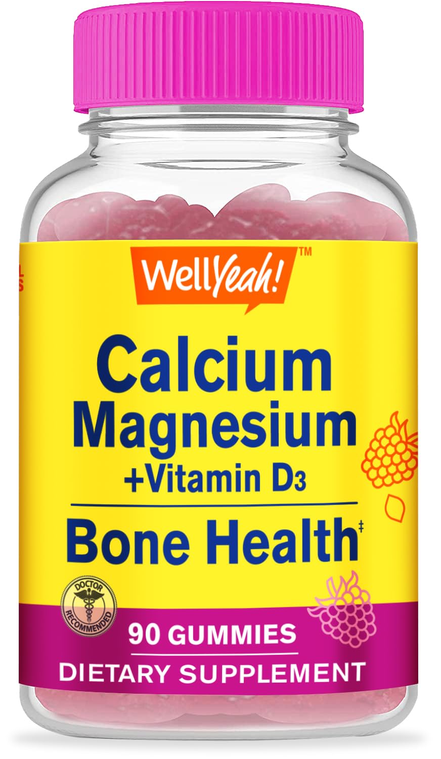 WellYeah calcium gummies for bone health