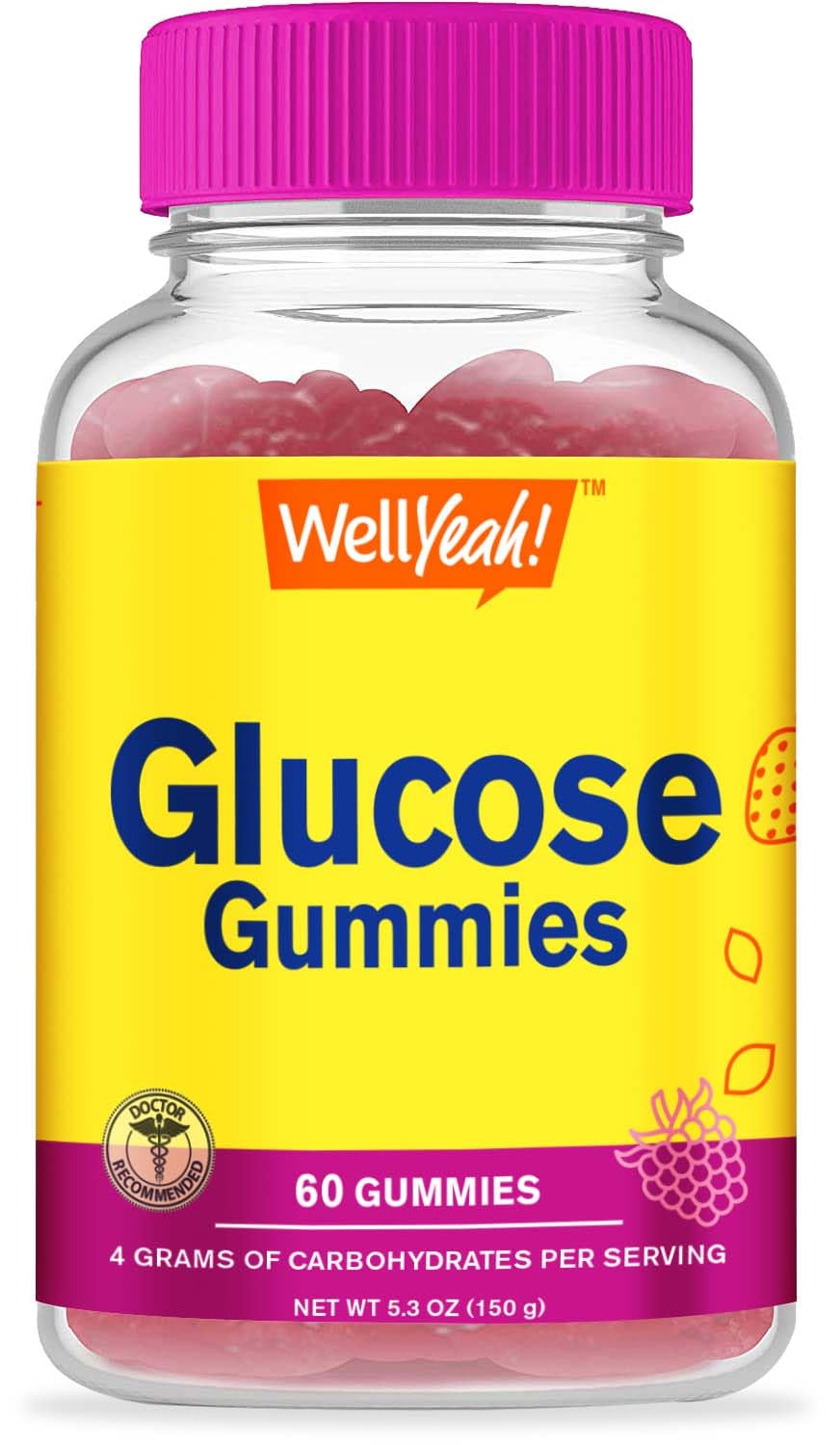 WellYeah glucose gummies for energy