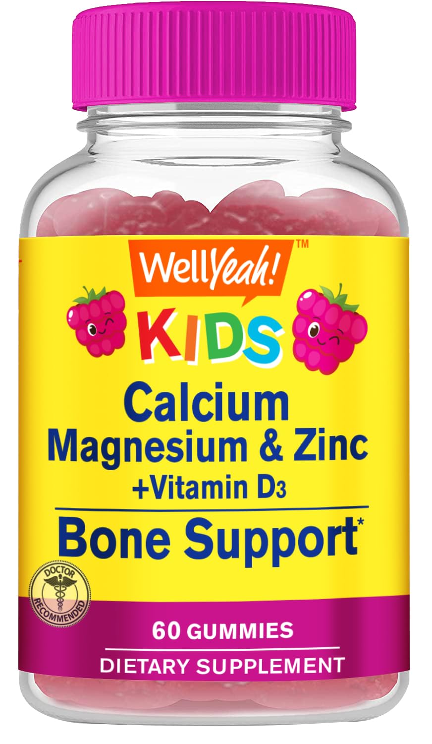 WellYeah Kid's calcium gummies for kids