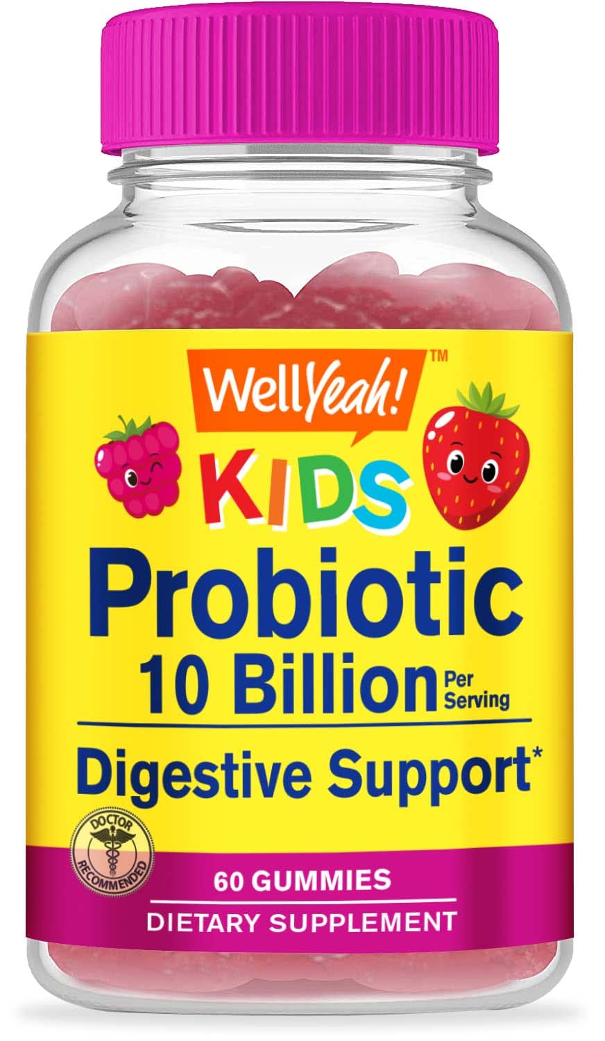 WellYeah kids probiotics gummies