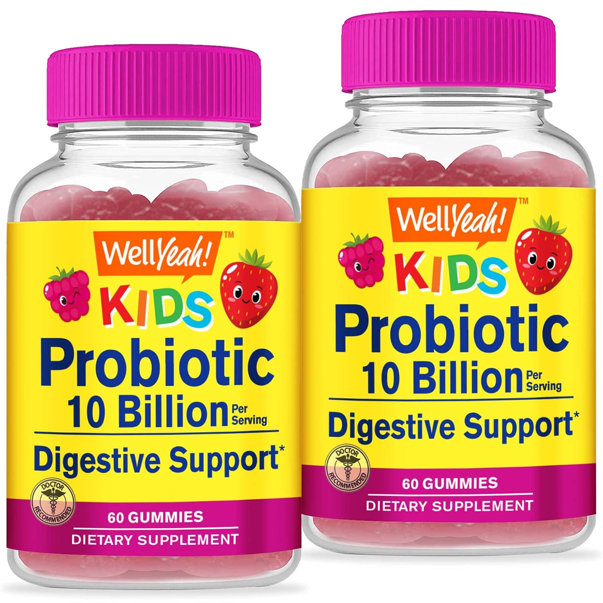 WellYeah kids probiotics gummies
