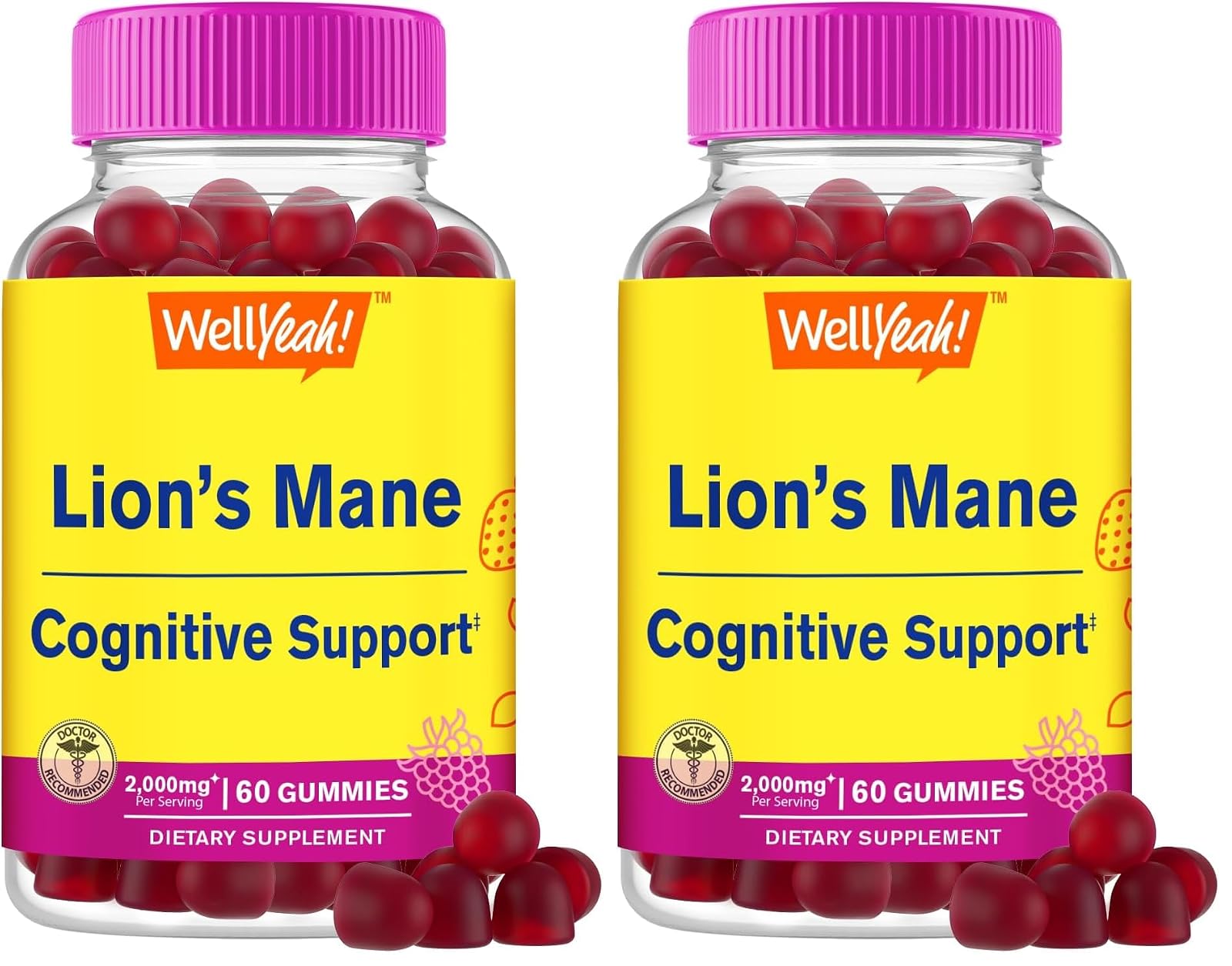 WellYeah lion's mane gummy supplements