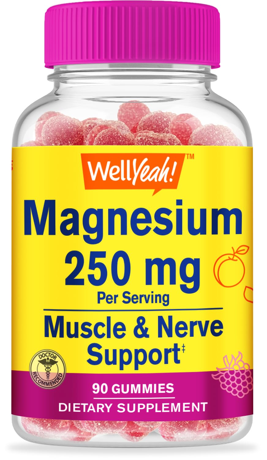 WellYeah magnesium gummies for stress relief