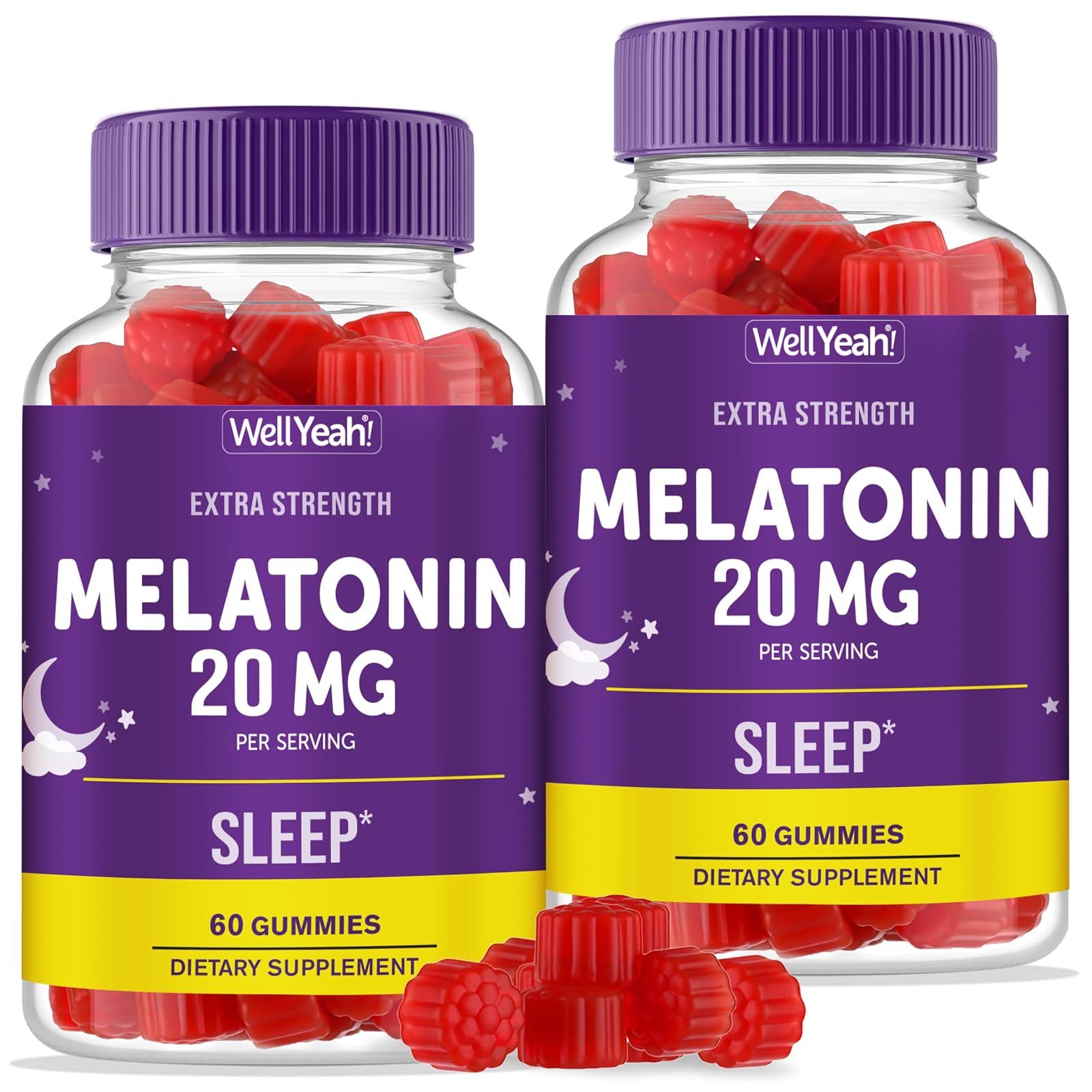 WellYeah melatonin gummies for restful sleep