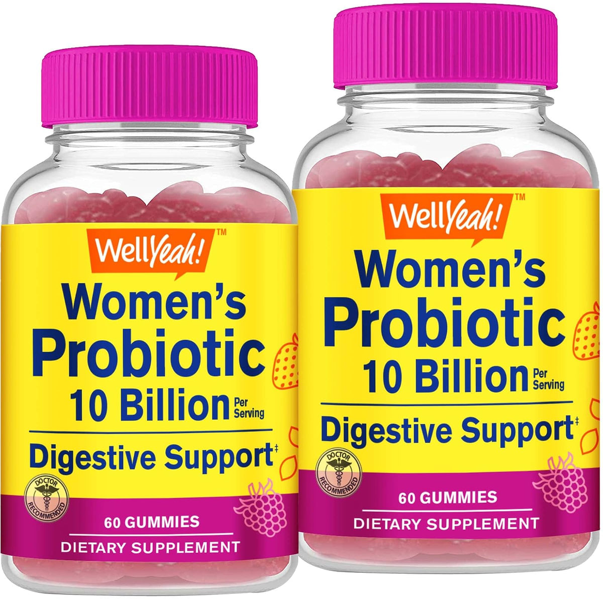 WellYeah probiotics for women gummies