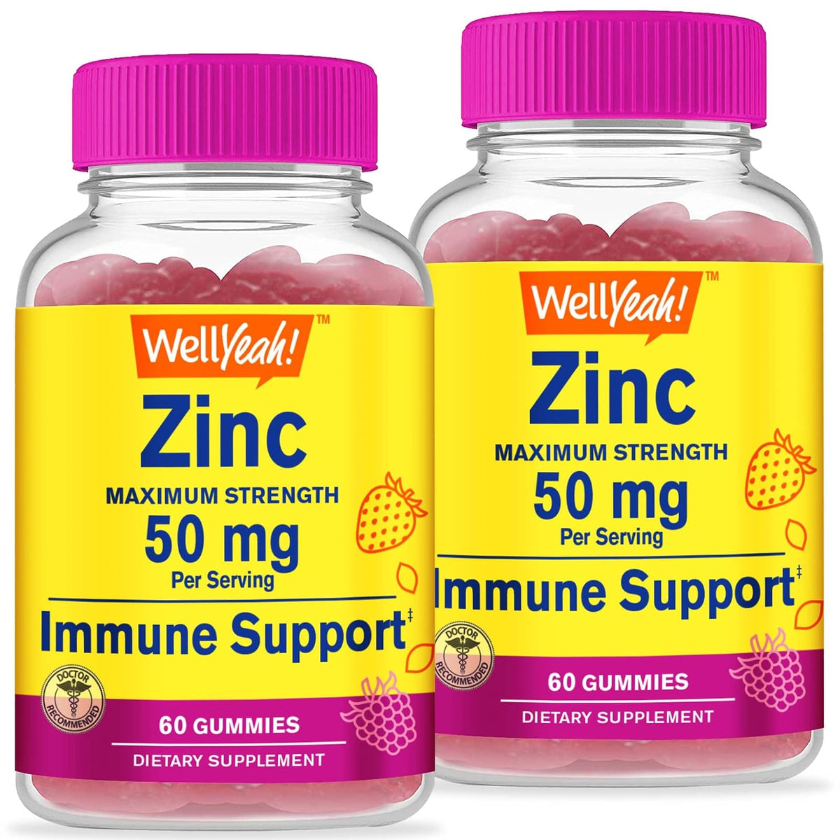 WellYeah zinc gummies for immunity
