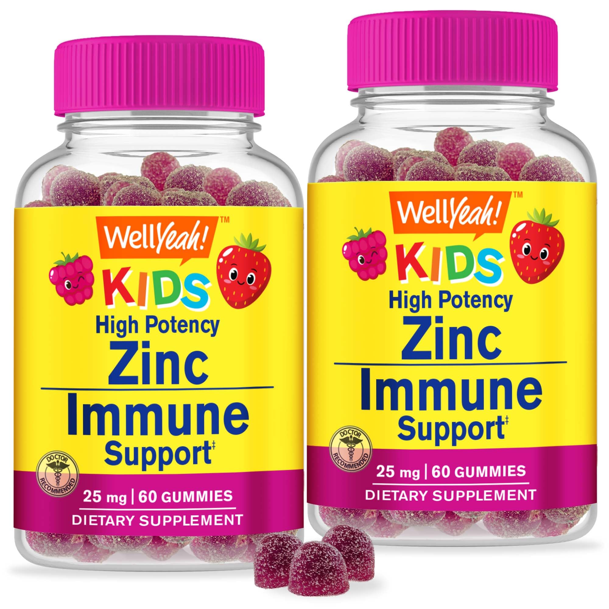 WellYeah Zinc gummies for kids