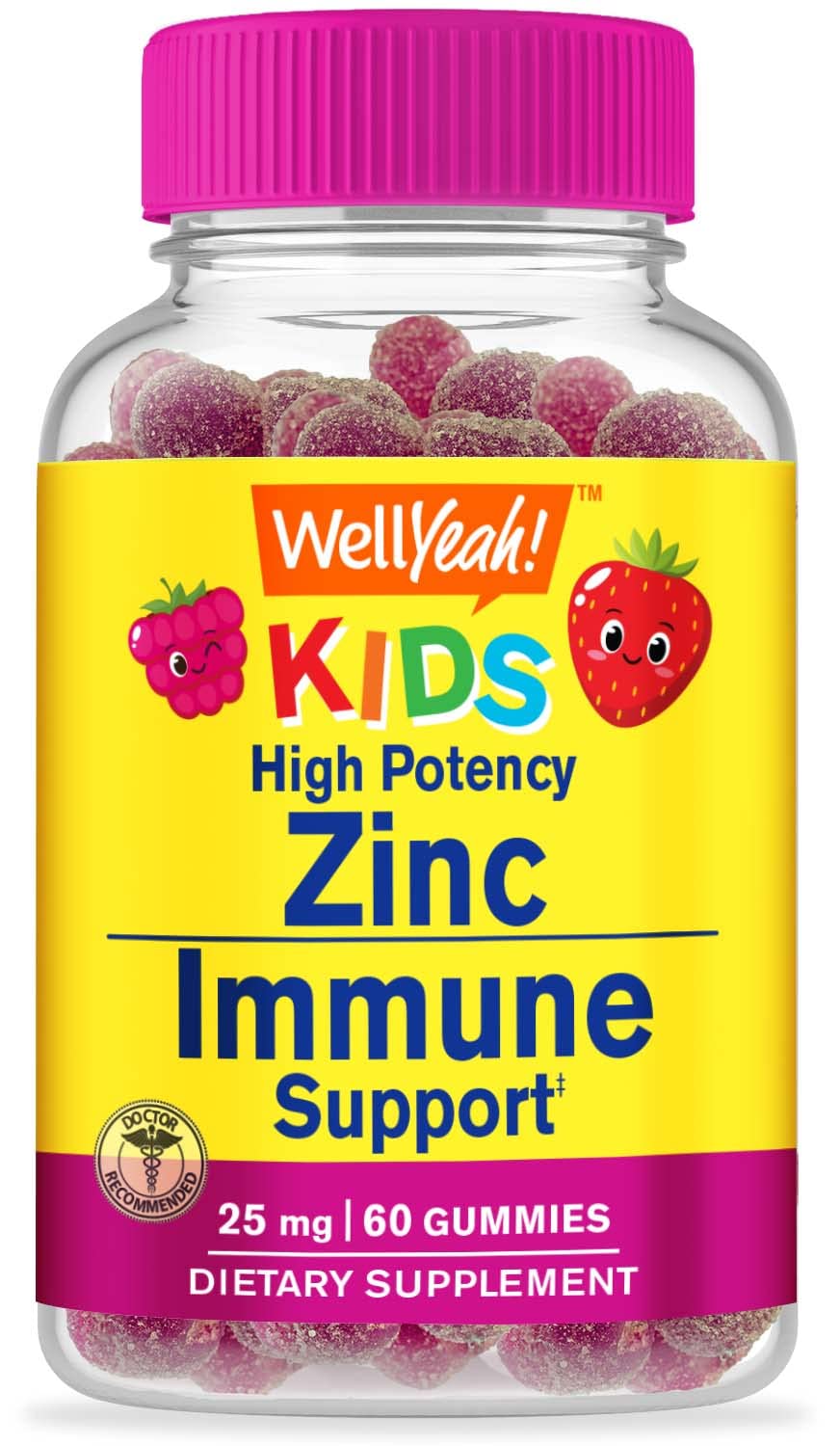 WellYeah Zinc gummies for kids